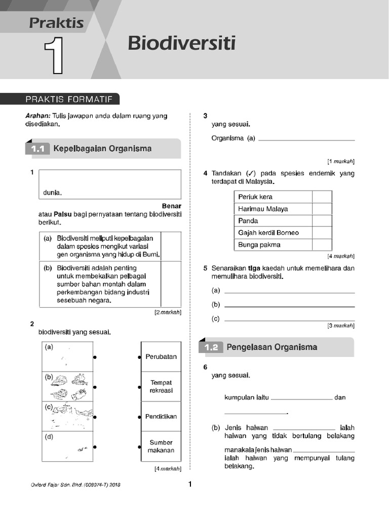 Praktis Sains T2 | PDF