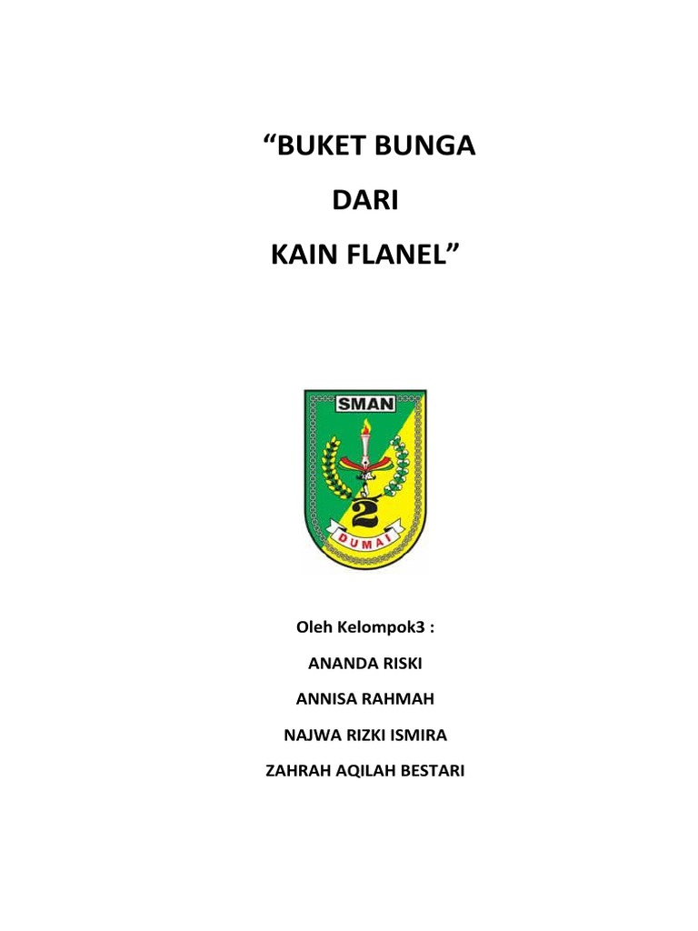 Makalah Prakarya Buket Bunga | PDF