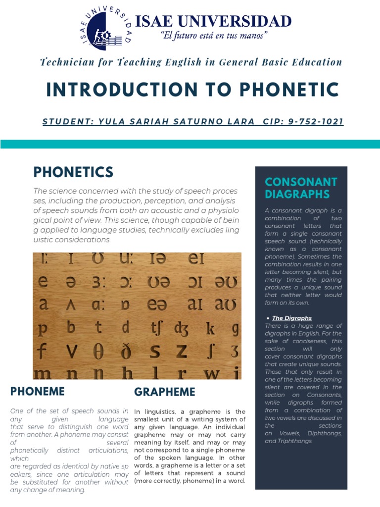 Phonetic Yssl | PDF | Phoneme | Consonant