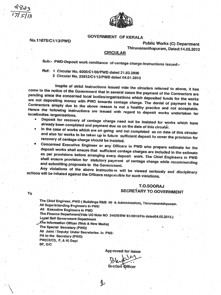 Centage Charge PDF | PDF