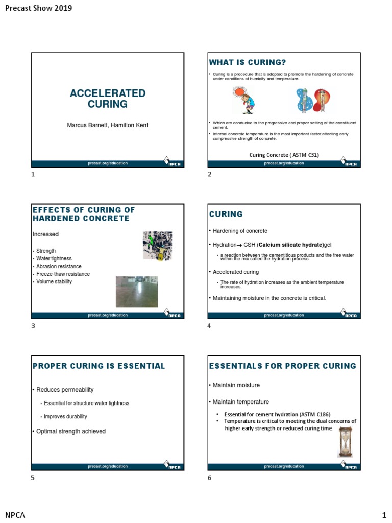 CP7 Accelerated Curing Marcus Barnett - FINAL | PDF | Steam | Concrete