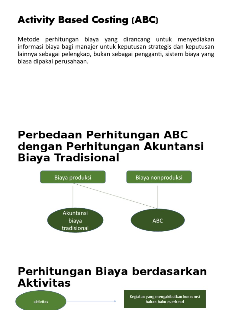 AKMEN BAB 7 Perhitungan ABC | PDF