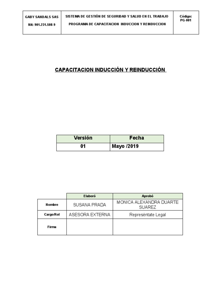 Programa de Capacitacion | PDF | Aprendizaje | Cognición