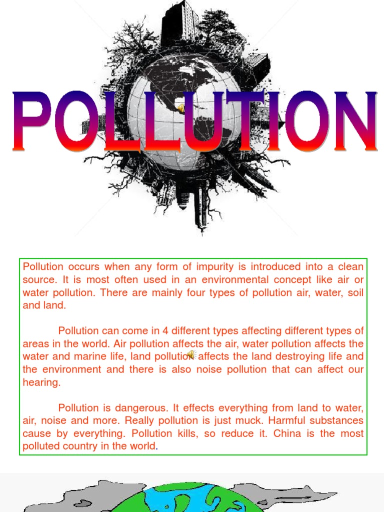 Pollution Project | PDF | Air Pollution | Atmosphere Of Earth