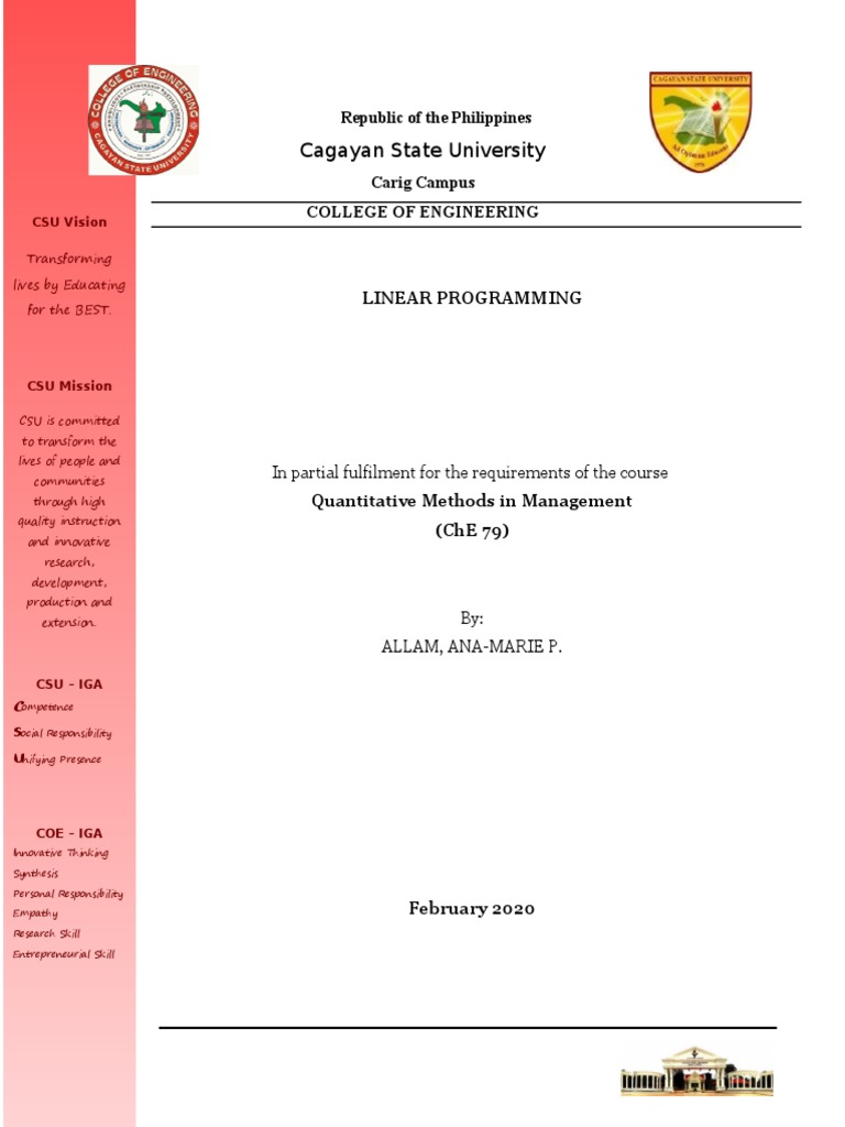 Linear Programming Problems Pdf Linear Programming Sensitivity Analysis