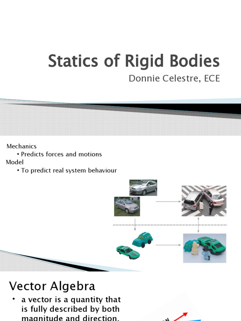 Statics of Rigid Bodies | PDF | Rotation Around A Fixed Axis | Force