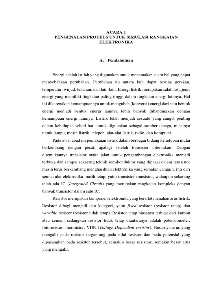 Modul Acara 1 PDF | PDF