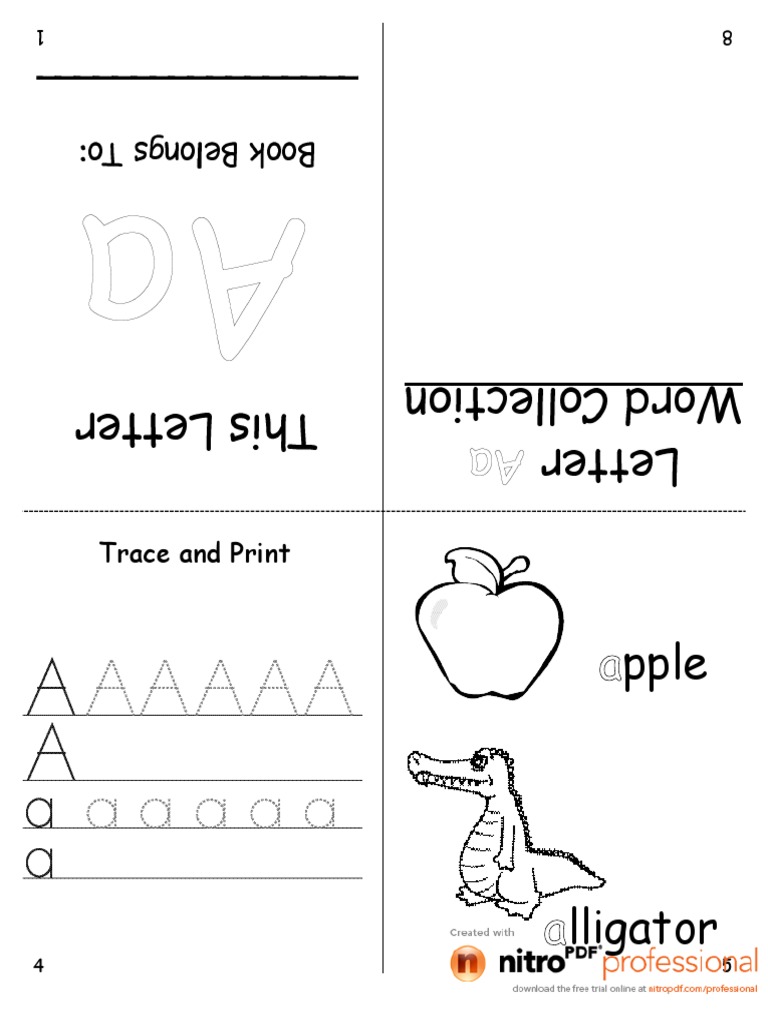 Alphabet Mini Books PDF | PDF