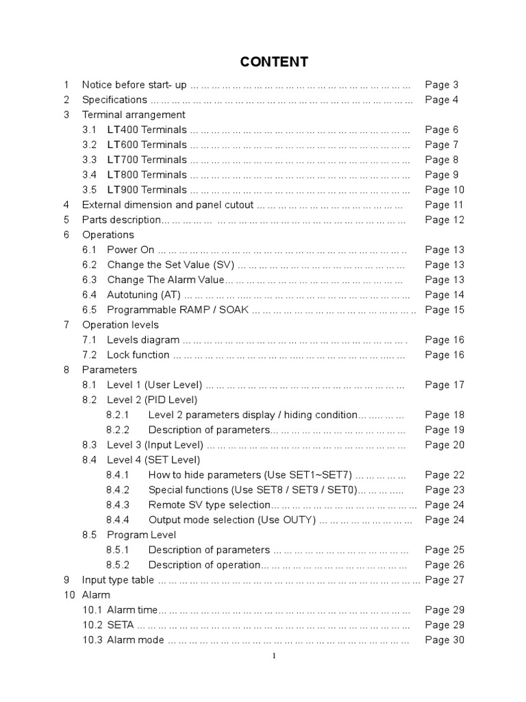 New Operation Manual LT 400 | PDF | Parameter (Computer Programming) | Alternating Current