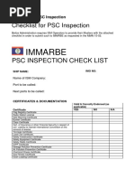 Rightship Inspection Checklist | PDF | Ships | Ventilation (Architecture)