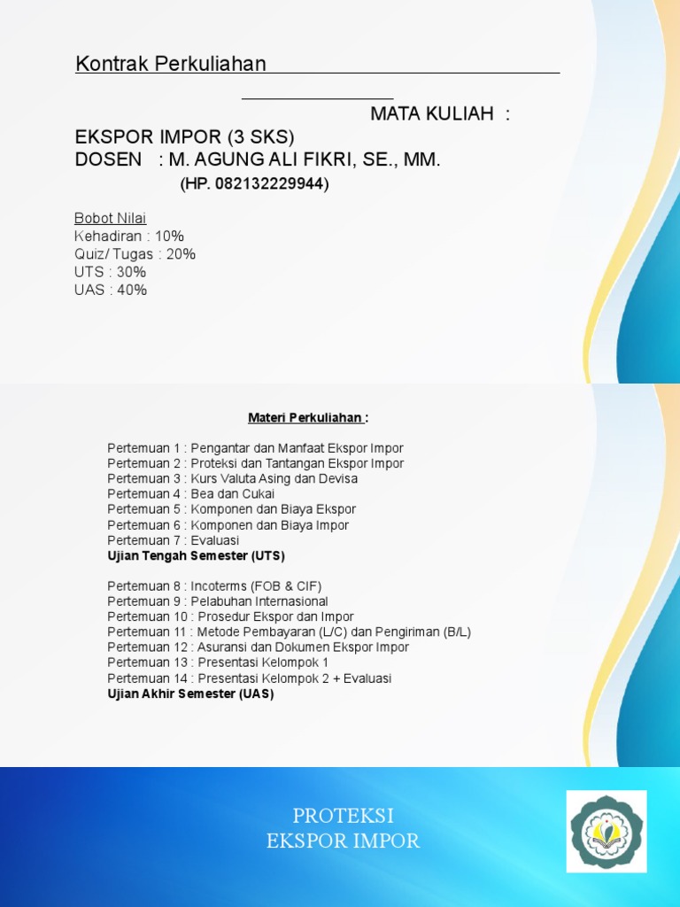 Proteksi Eksport Import | PDF