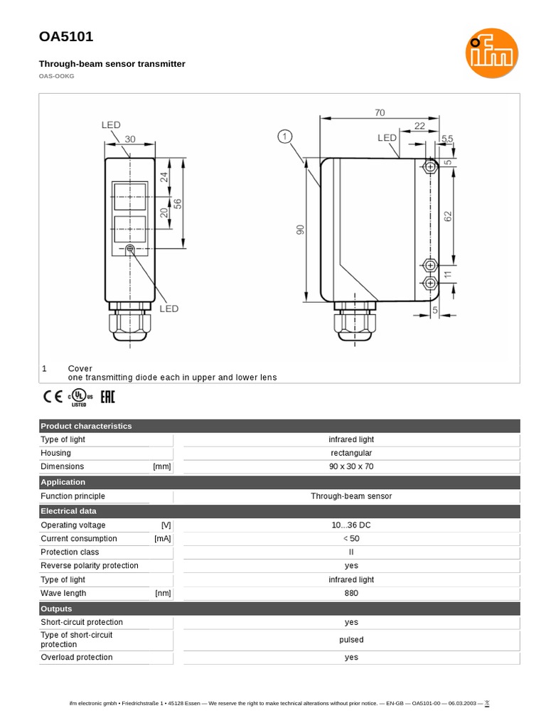Oa5101 00 - en GB | PDF | Light | Power Supply