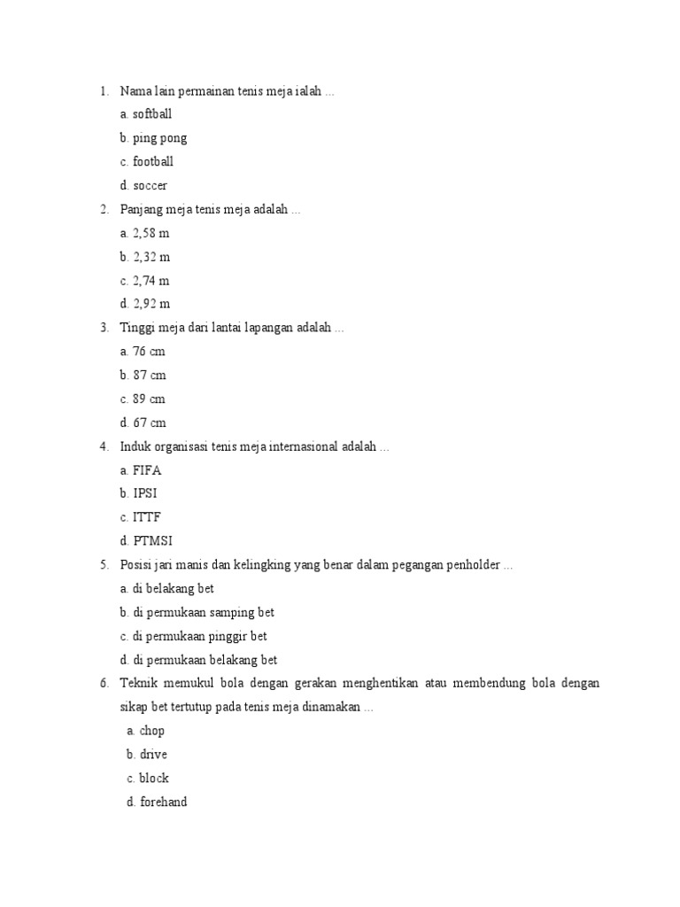 Pjok Kelas 9 | PDF | Olahraga & Rekreasi