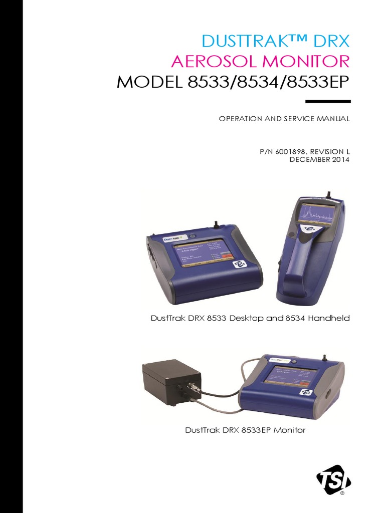 Dusttrak DRX PDF | PDF | Electrical Connector | Flow Measurement