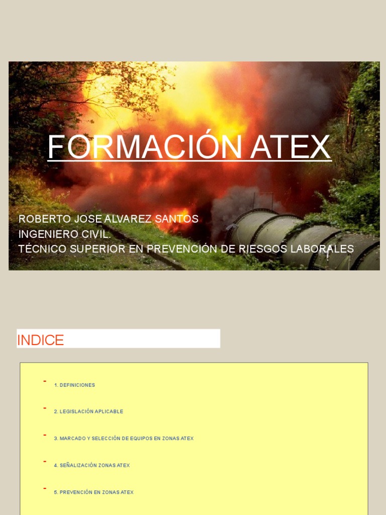 ATEX | PDF | Gas natural | Combustión