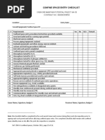 SCBA Checklist | PDF | Mechanical Engineering | Equipment
