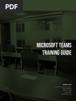 Microsoft Teams Cheat Sheet | PDF | Button (Computing) | Control Key