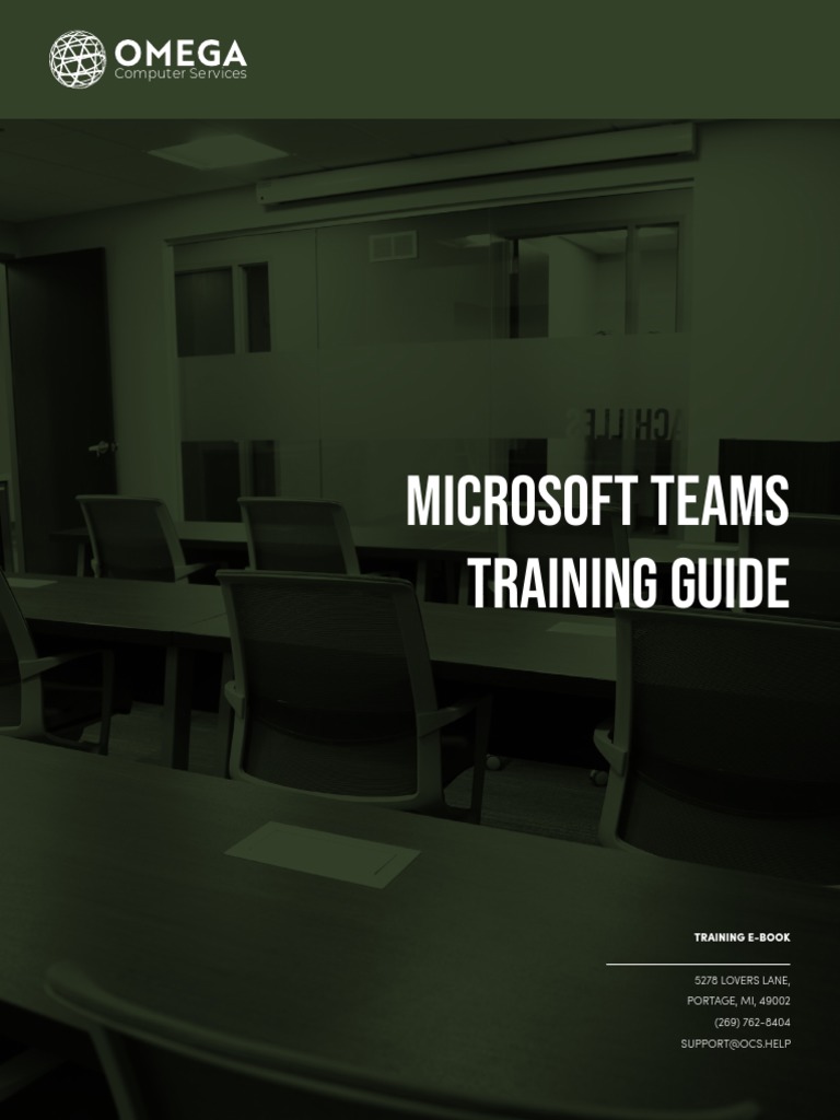 Microsoft Teams Training Guide: Computer Services | PDF | Icon ...