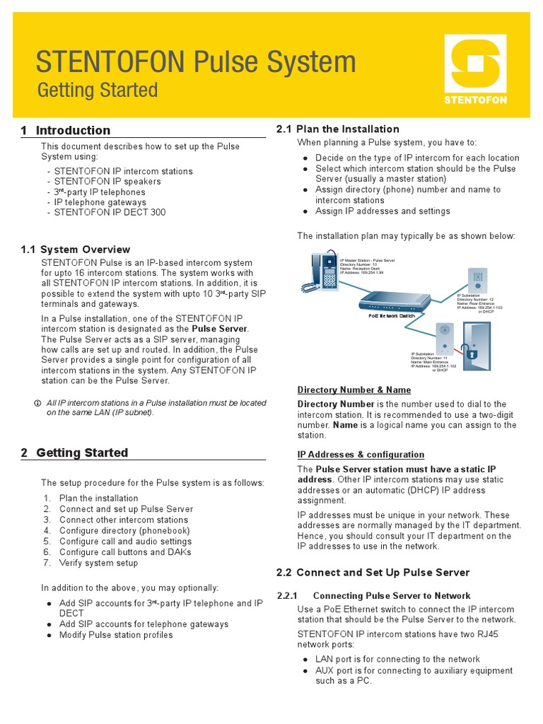 A100K11013 Pulse - Getting - Started | PDF | Ip Address | Session Initiation Protocol