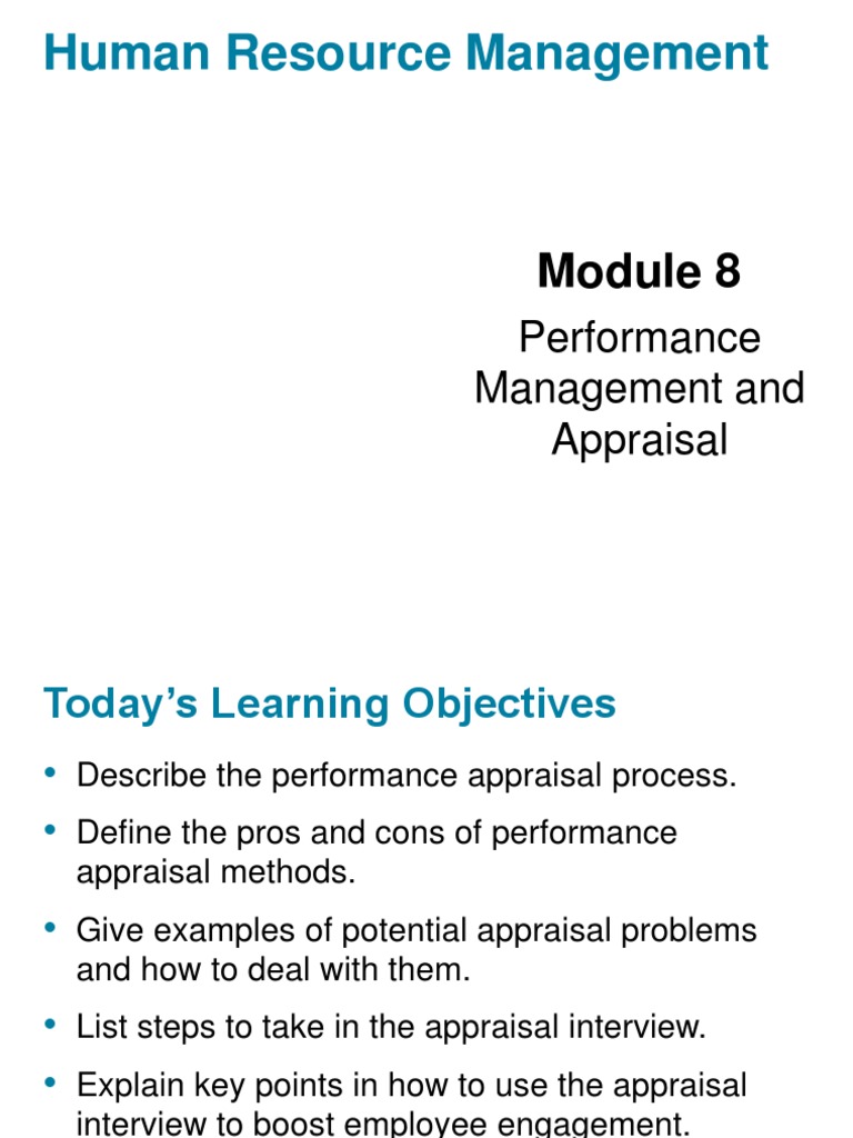 HRM 8-14 PDF | PDF | Performance Appraisal | Human Resource Management