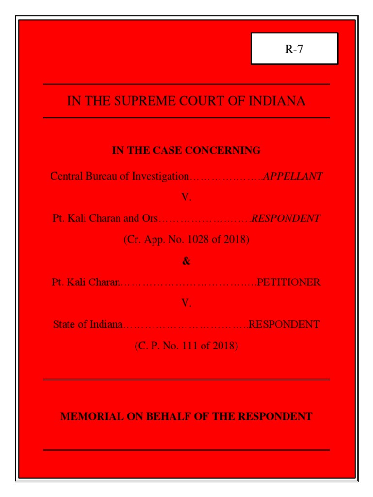 In The Supreme Court of Indiana | PDF | Burden Of Proof (Law ...