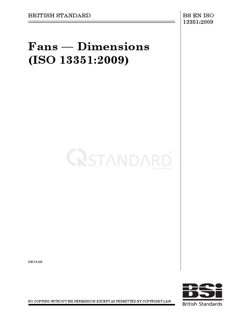 BS en Iso 13351-2009 | PDF | International Organization For Standardization | Standards Organization