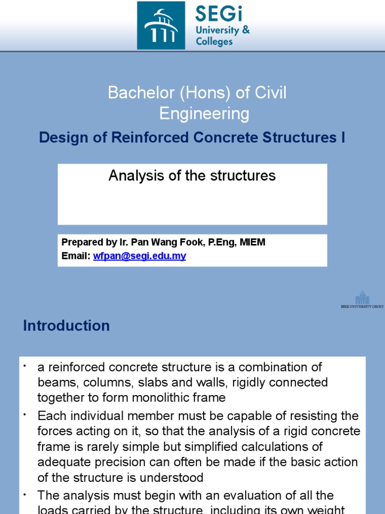 Analysis of The Structure at The Ultimate Limit State | PDF | Beam ...