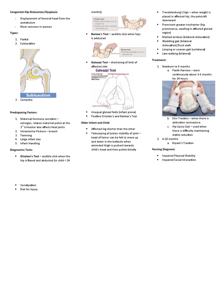 Skin Traction Hip Dysplasia