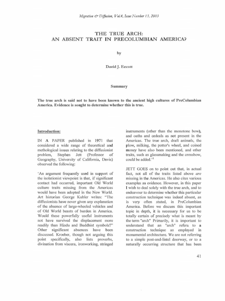 De-The True Arch | PDF | Vault (Architecture) | Architectural Elements