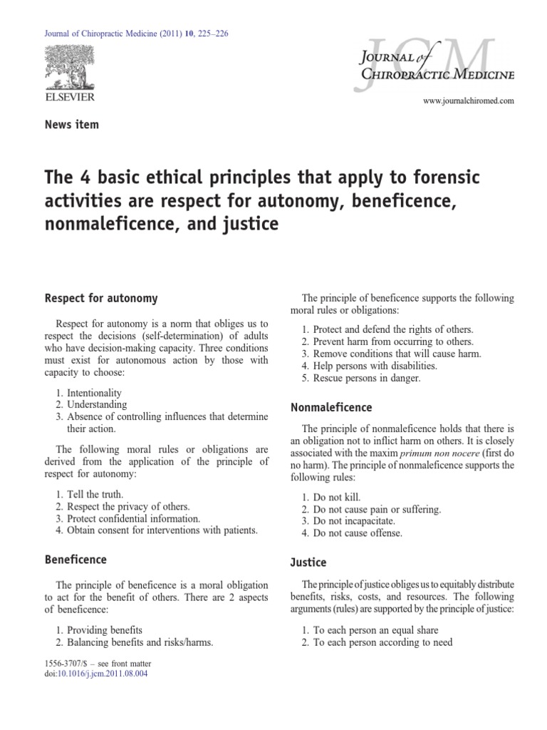 Prinsip Etik | PDF | Autonomy | Applied Philosophy