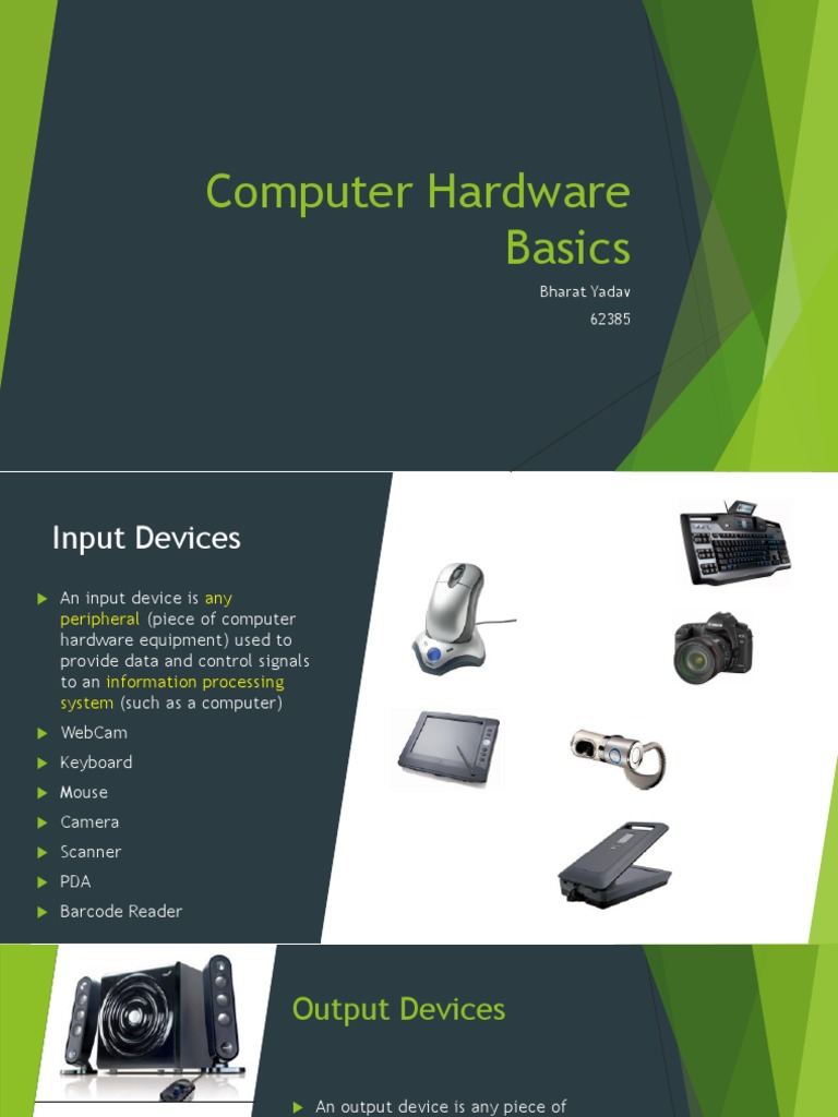 Computer Hardware Basics | PDF | Computer Data Storage | Read Only Memory