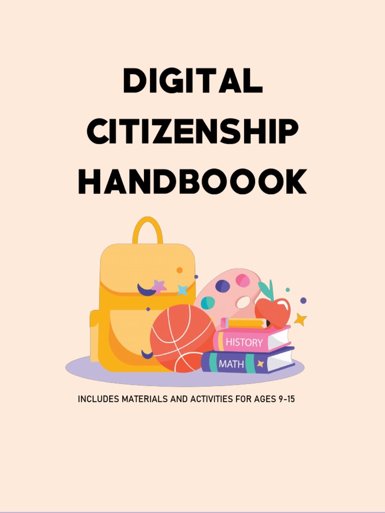Digital Citizenship Handbook | PDF | Social Science | Wellness