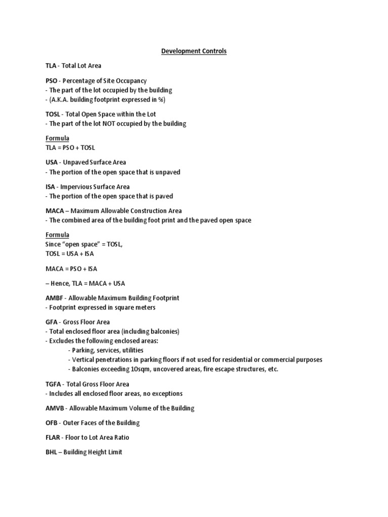 Development Controls PDF | PDF | Computers