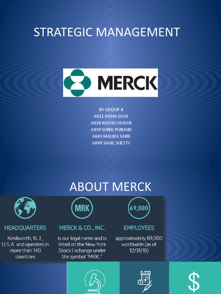 Merck Strategic Management Analysis | PDF | Merck & Co. | Generic Drug