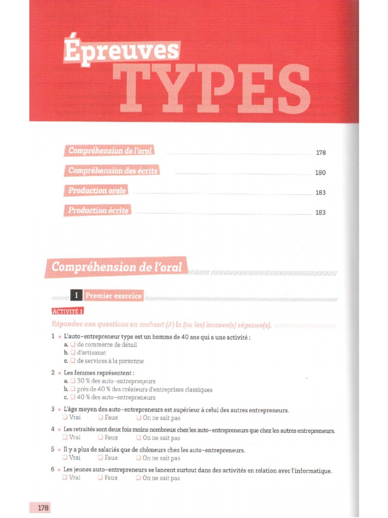 Test DELF B2 | PDF