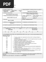 CSC Form 1 Position Description Guide | PDF