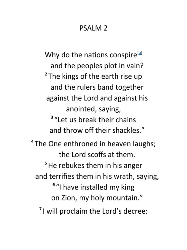 Psalm 2 | PDF