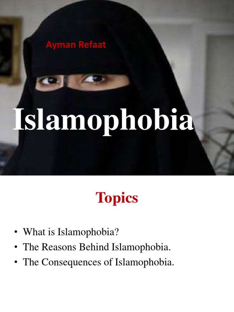 Ayman Refaat: Islamophobia | PDF | Islamophobia | Discrimination & Race Relations