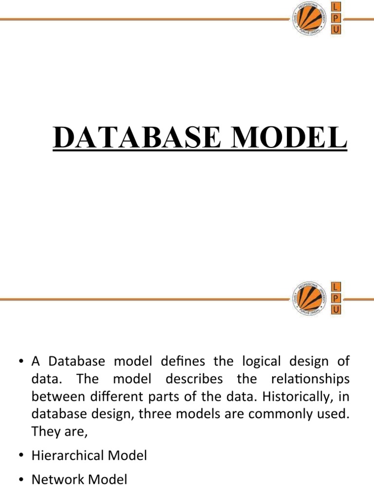 Database Model Pdf Relational Database Relational Model