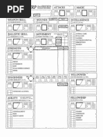 WH40K Imperium Maledictum Character - Sheet - Fillable | PDF