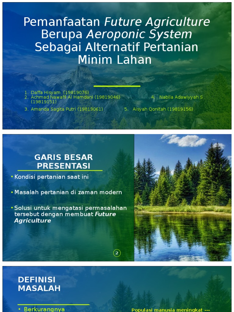 Presentasi Hidroponik Sederhana Bertipe Aeroponik | PDF | Griya & Taman | Sains & Matematika