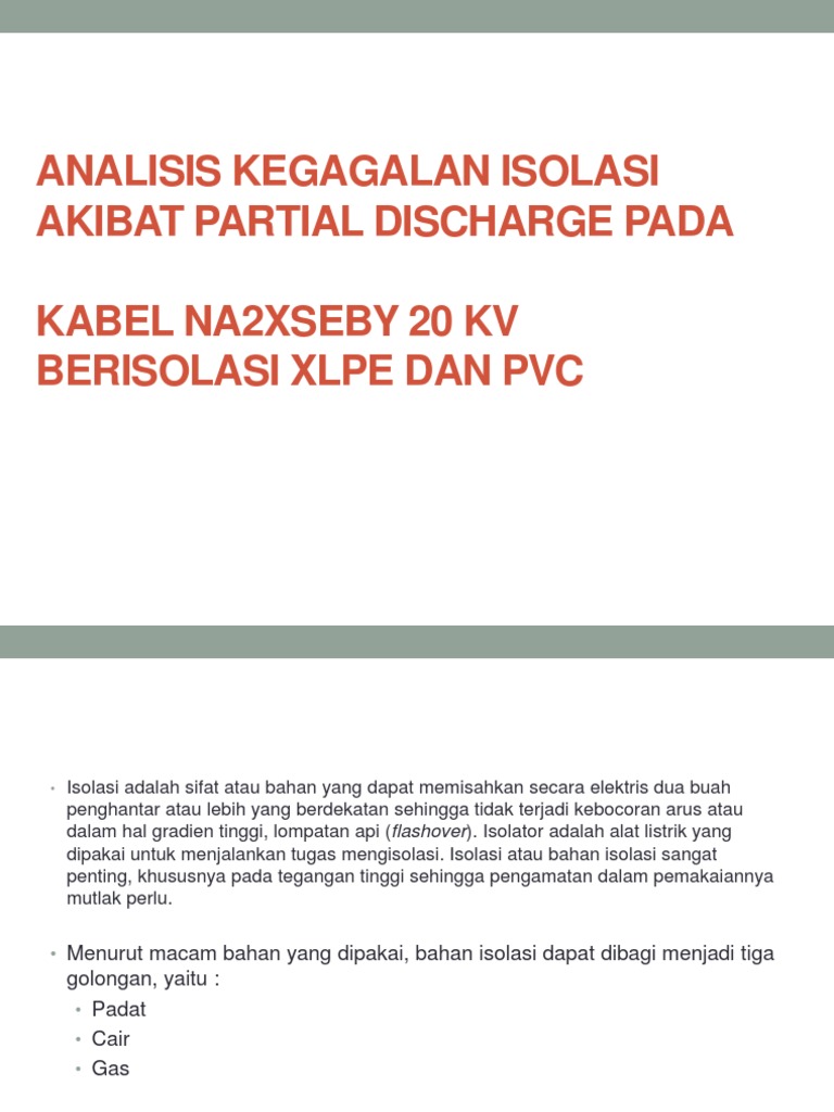 Isolasi Kabel PDF | PDF | Sains & Matematika