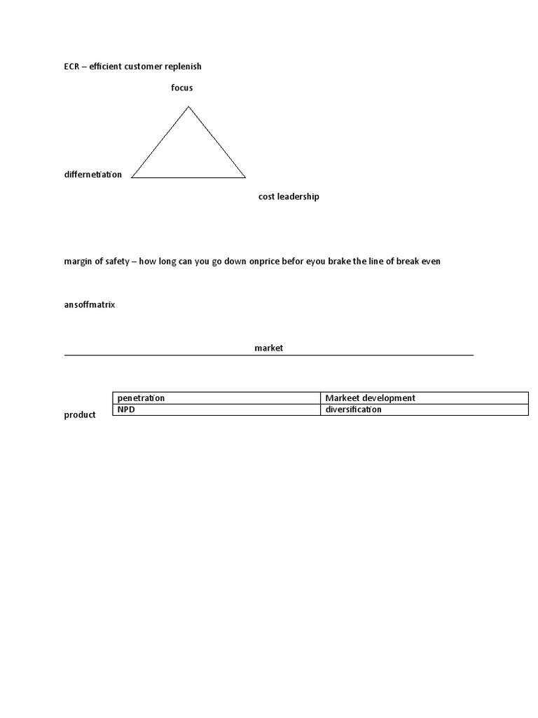 ECR Marketing Strategies Explained | PDF