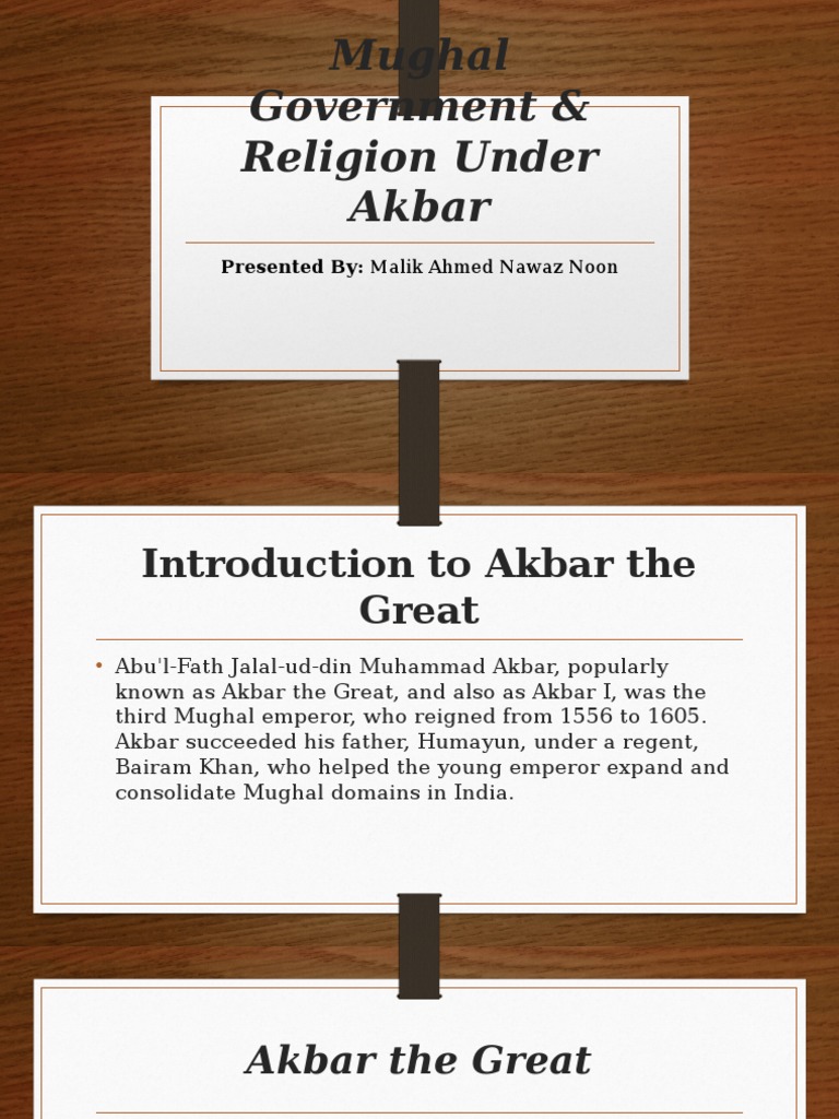 Mughal Government & Religion Under Akbar | PDF