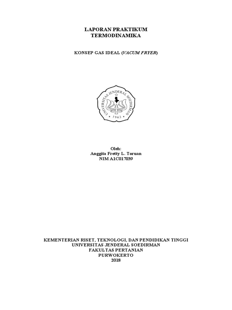 Laporan Praktikum Termodinamika 1 | PDF | Griya & Taman | Teknologi & Rekayasa