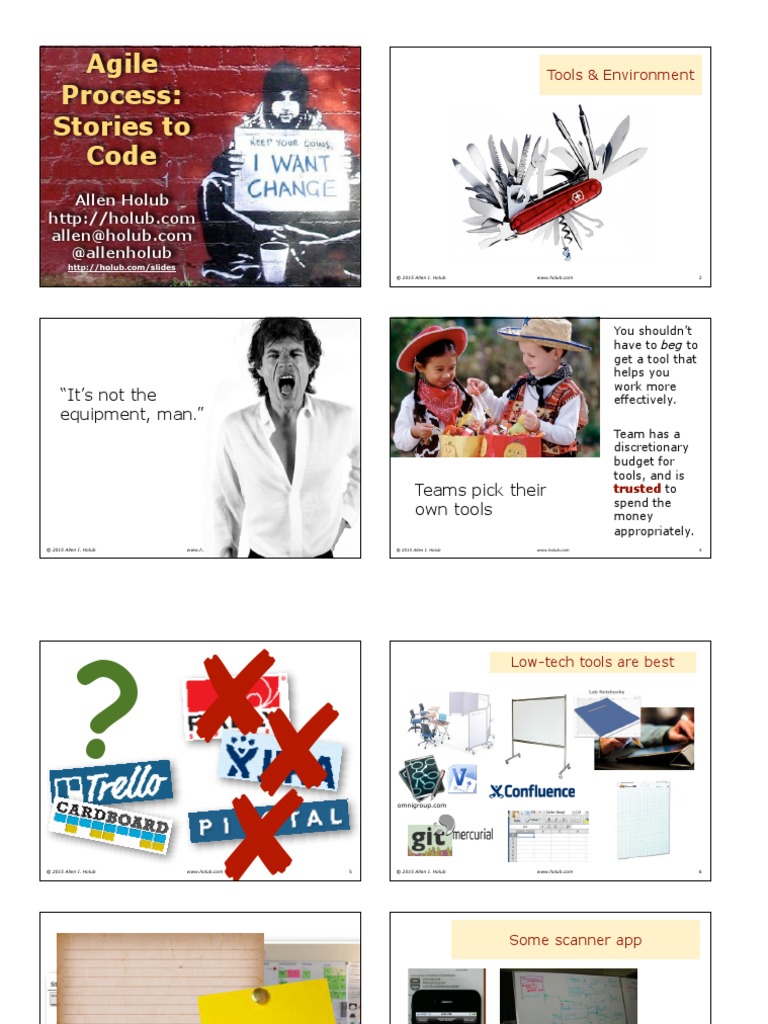 Agile Process: Stories To Code: Allen Holub @allenholub | PDF | Agile ...