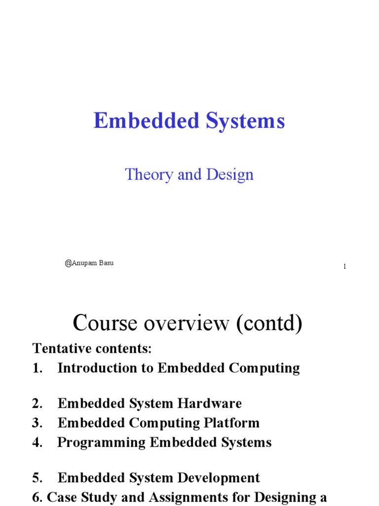Embedded Systems: Theory and Design | Download Free PDF | Embedded ...