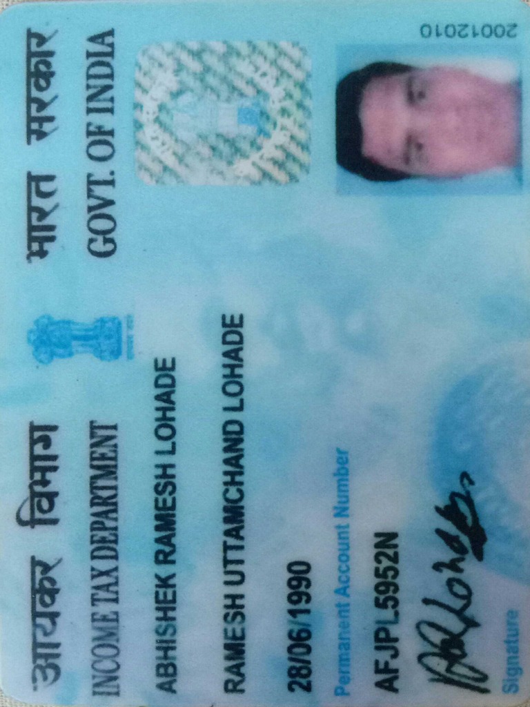 Pan Card PDF | PDF
