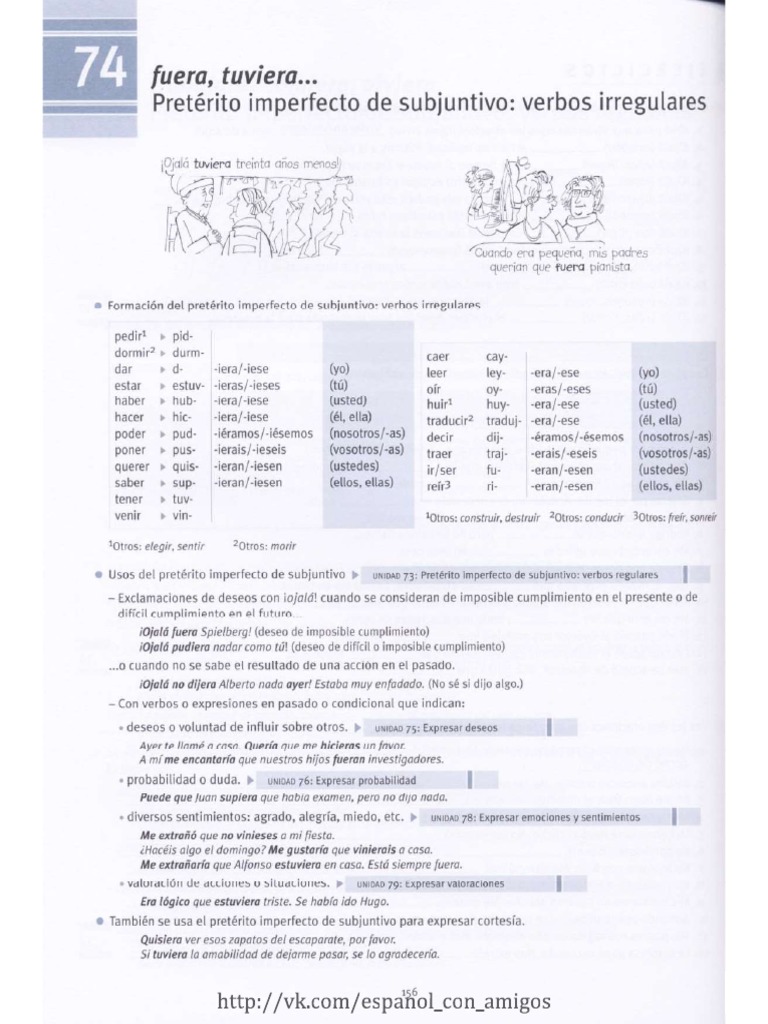 Imperfecto Subjuntivo | PDF