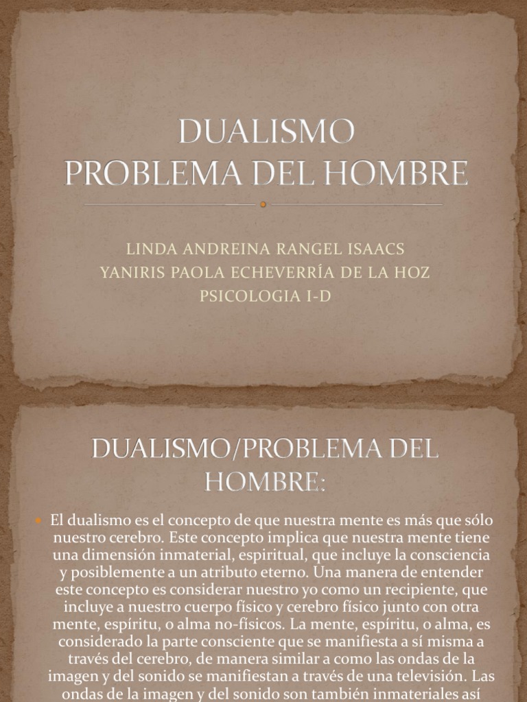 Dualismo PDF | PDF | Alma | René Descartes